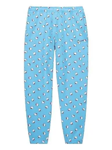 Nike X Hello Kitty Crossover Cat Full Print Casual Sports Long Pants - Multi-color