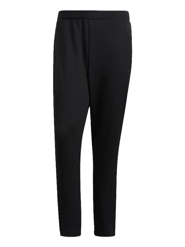 Adidas Wj Kn Pm Pnt Solid Color Training Running Sports Pants/trousers/joggers - Black