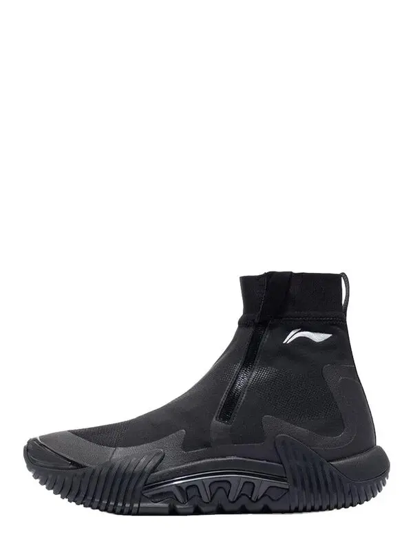 LI-NING Bad Five 2 Wntr High Top Zip Up Sneakers - Black