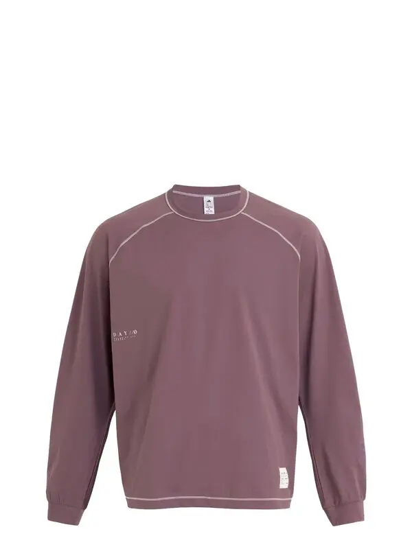 Adidas X Day Ø Long Sleeve T-shirt - Shadow Fig