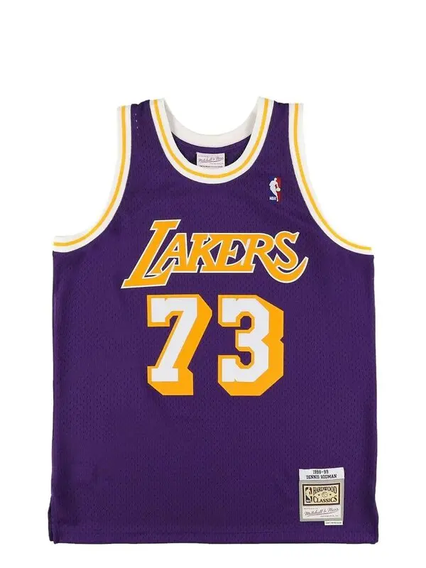 Mitchell & Ness Nba Swingman Dennis Rodman Los Angeles Lakers 1998-99 Road Jersey - None