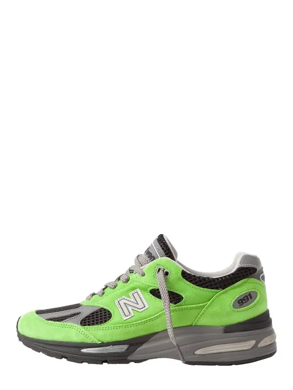 NEW BALANCE 991v2 "green Black" Sneakers - Green/black