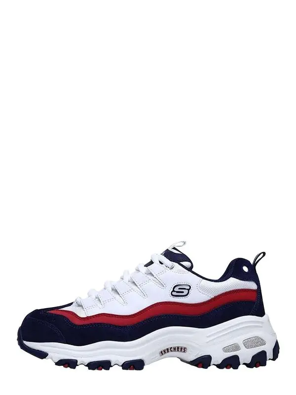 Sketchers D'lites 1.0 Low-top Sneakers - White/blue
