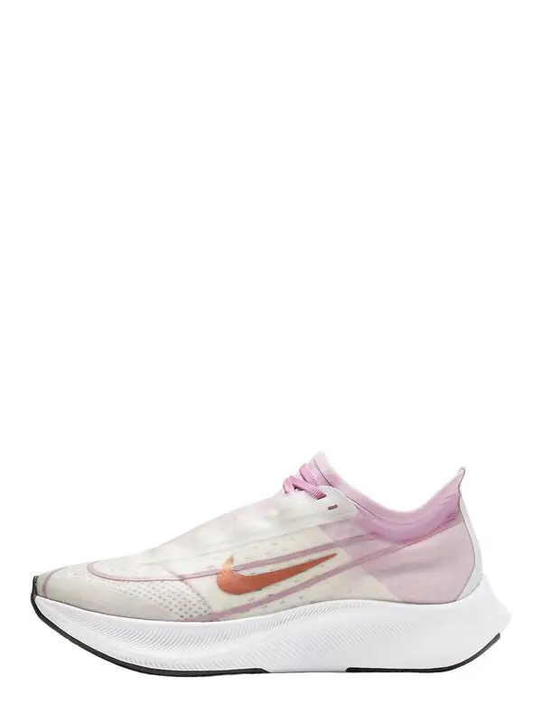 Nike Zoom Fly 3 Athletic Sneakers - White/pink