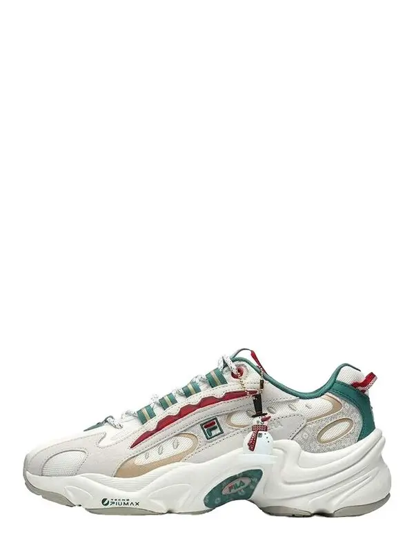 FILA Pantera Dad Shoes - White/red/green