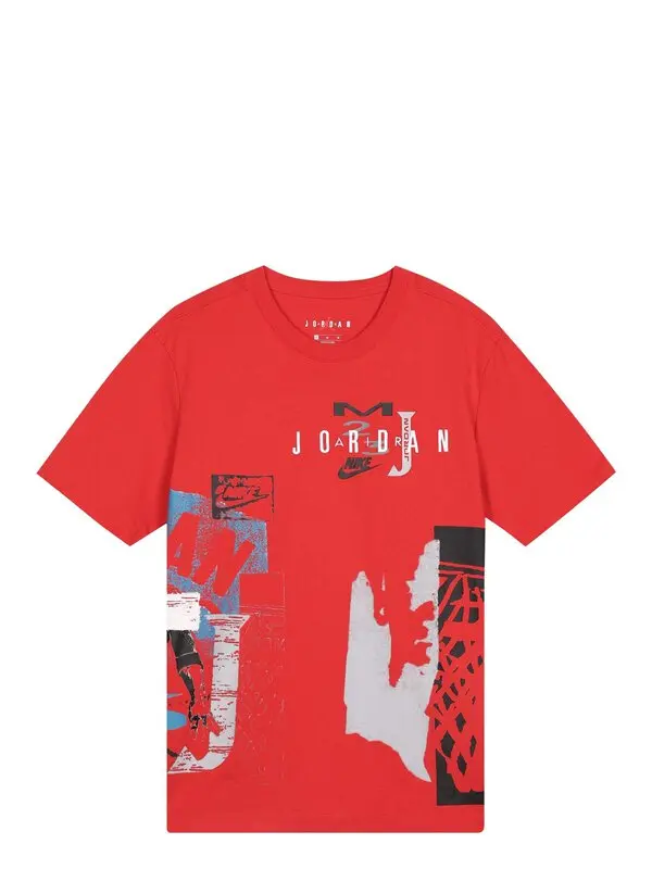 JORDAN Sport Dna Ss20 Printed Short Sleeve Tee - Red