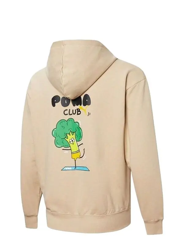 PUMA Club Graphic Full Zip Jacket - Beige