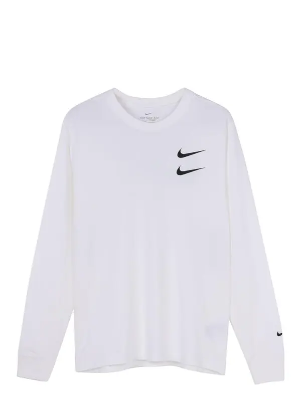 Nike Swoosh Long-sleeve Tee - White