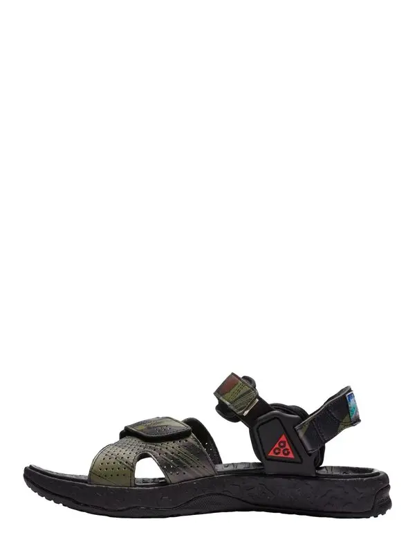 Nike Air Deschutz 'mt. Fuji' Sandals - Black/cargo Khaki