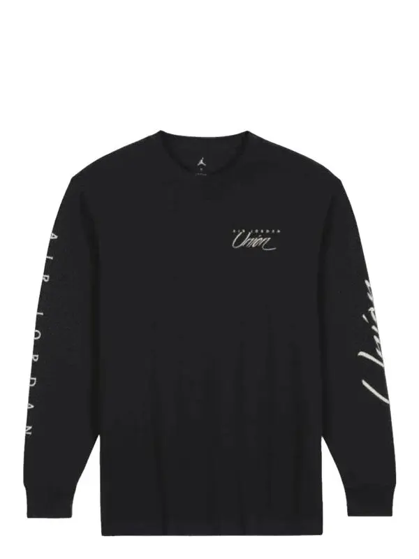 JORDAN Long-sleeve T-shirt X Union - Black