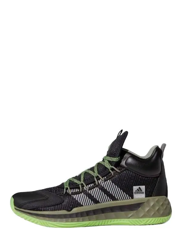 Adidas Pro Boost Mid Sneakers - Black/green