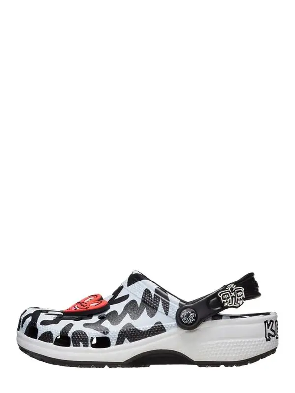 CROCS X Keith Haring Classic Clog - Black/white