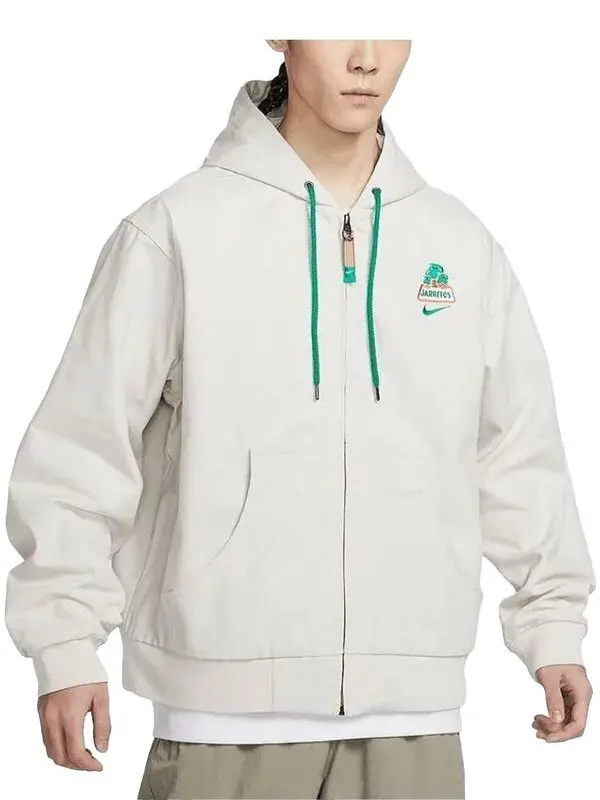 Nike X Jarritos Zip-up Padded Jacket - Light Bone