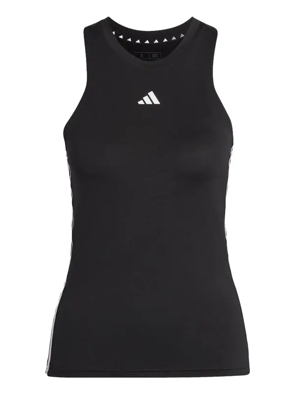 Adidas Aeroready Train Essentials Regular 3-stripes Tank Top - Black/white