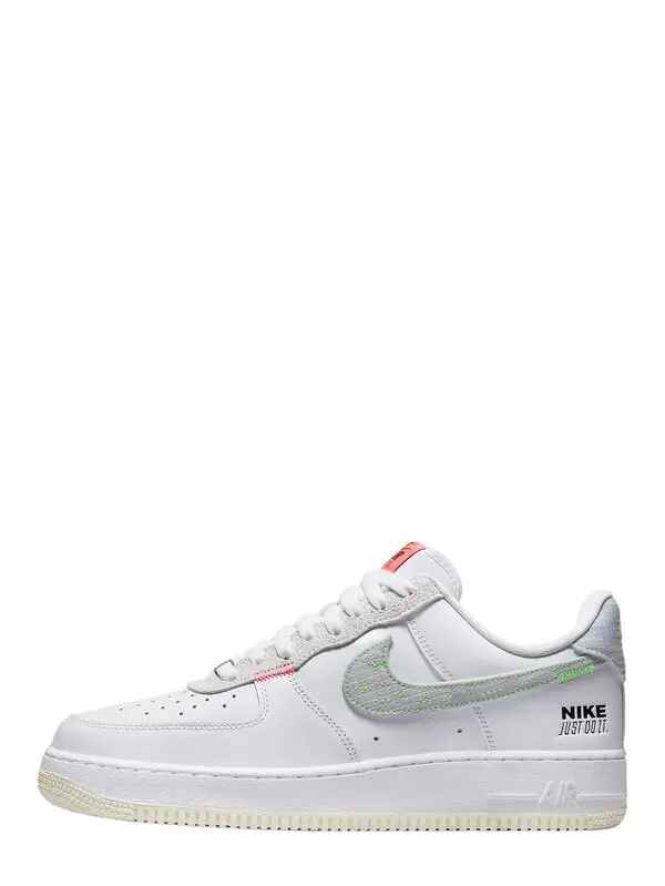 Nike Force 1 '07 Lv8 'just Stitch It' Sneakers - White/gray