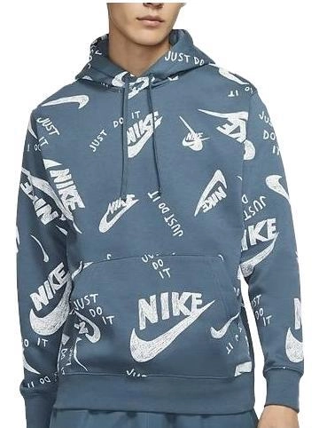 Nike Club Pullover - Graygreen