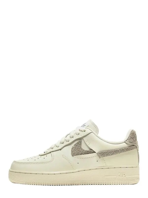 Nike Force 1 Lxx "sea Glass Python" Lace-up Sneakers - White