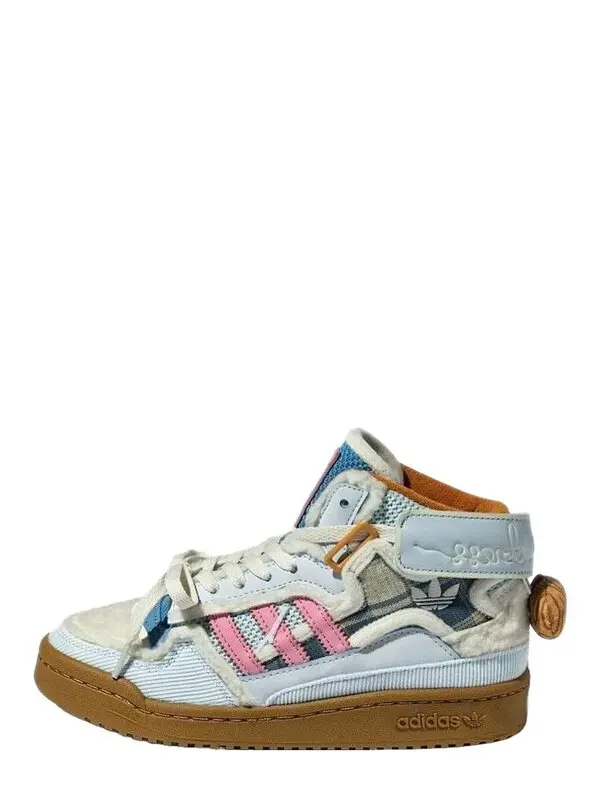 Adidas Melting Sadness X Forum Exhibit Mid "karoro - Light Blue/white/dark Blue