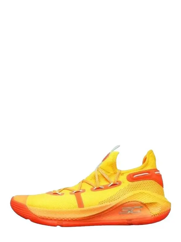 Under Armour Curry 6 "rep The Bay" High Top Sneakers - Orange