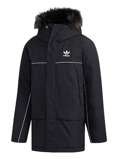 Adidas Originals Hooded Long Sleeve Down Jacket - Default Color