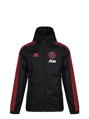 Adidas Manchester United Football Sports Jacket - Black
