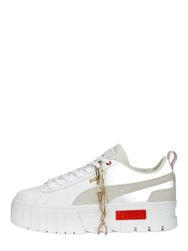 PUMA Mayze "lucky Charm" Sneakers - White/cream/red