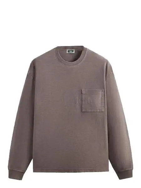 Kith Long-sleeve Quinn Tee 'dash - Brown