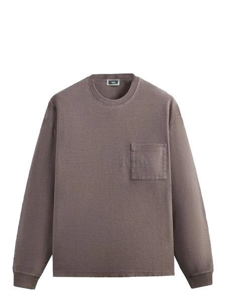 Kith Long-sleeve Quinn Tee 'dash - Brown