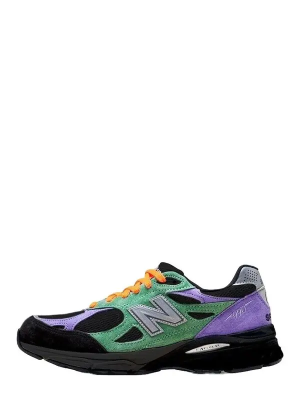 NEW BALANCE X Stray Rats 990v3 Made In Usa "the Joker" Sneakers - Black