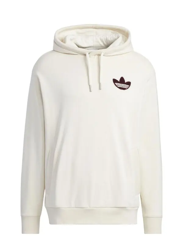 Adidas Anti-university Hoodie With Graphic Detail - White