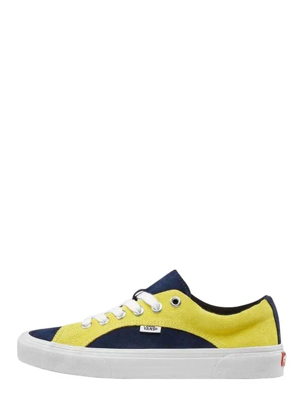 VANS Lampin Retro Skate Sneakers - Yellow/blue