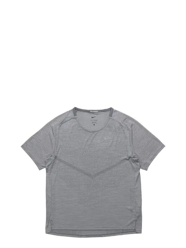 Nike Dri-fit Adv Techknit Ultra Short Sleeve Top - Grey