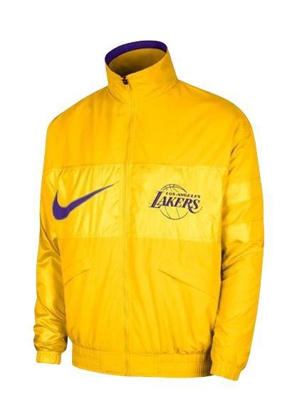 Nike Nba Los Angeles Lakers Courtside Track Jacket - Yellow