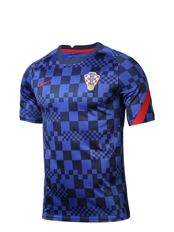 Nike Dri-fit Croatia National Team Training Shirt - Blue