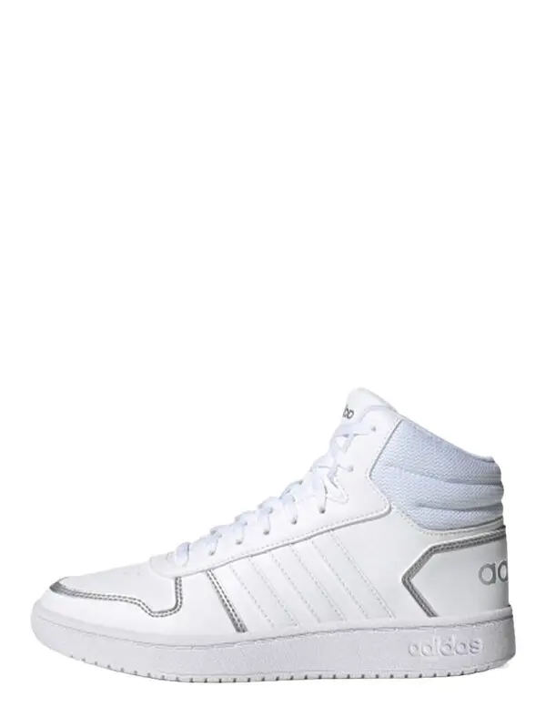 Adidas Hoops 2.0 Mid Top Sneakers - White