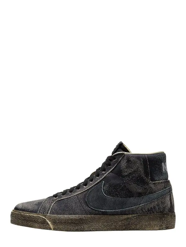 Nike Zoom Blazer Mid Premium Sb Sneakers - Black/lt Dew/coconut Milk