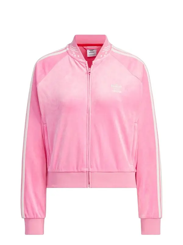 Adidas Originals Velour Sst Track Top - Pink