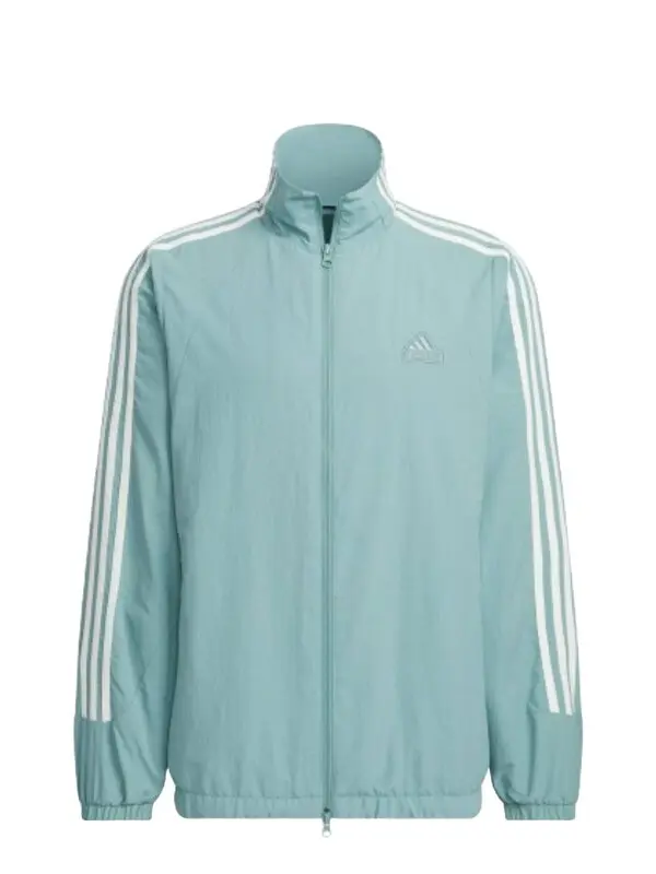 Adidas 3-stripes Woven Track Jacket - Blue/white