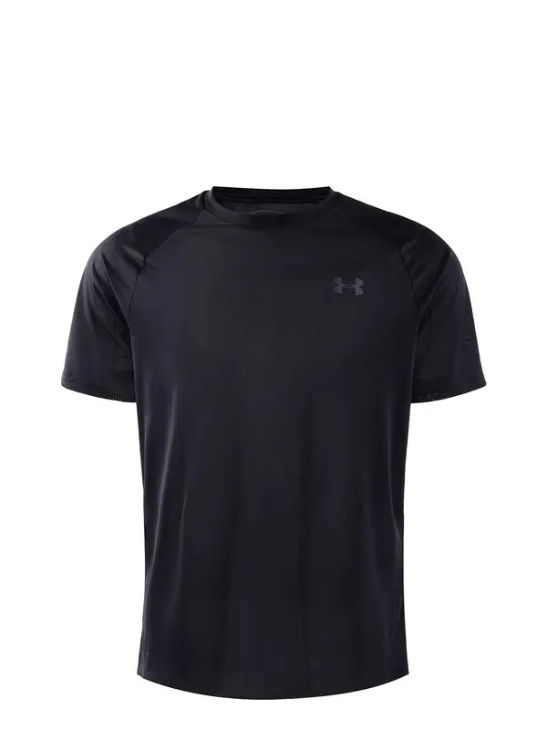 Under Armour Ua Tech Training Sports Short Sleeve Shirt - Black