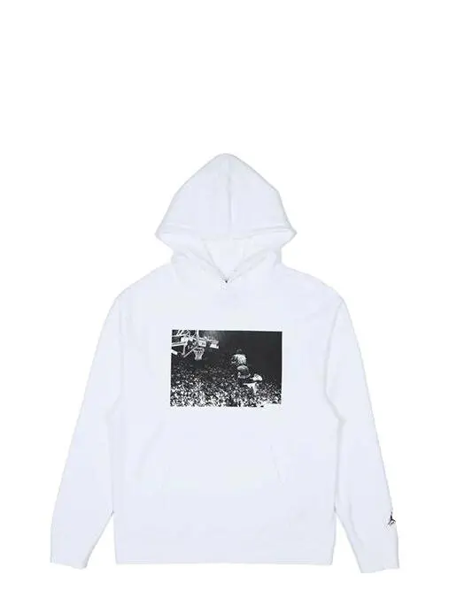 JORDAN X Union La Graphic Print Hoodie - White