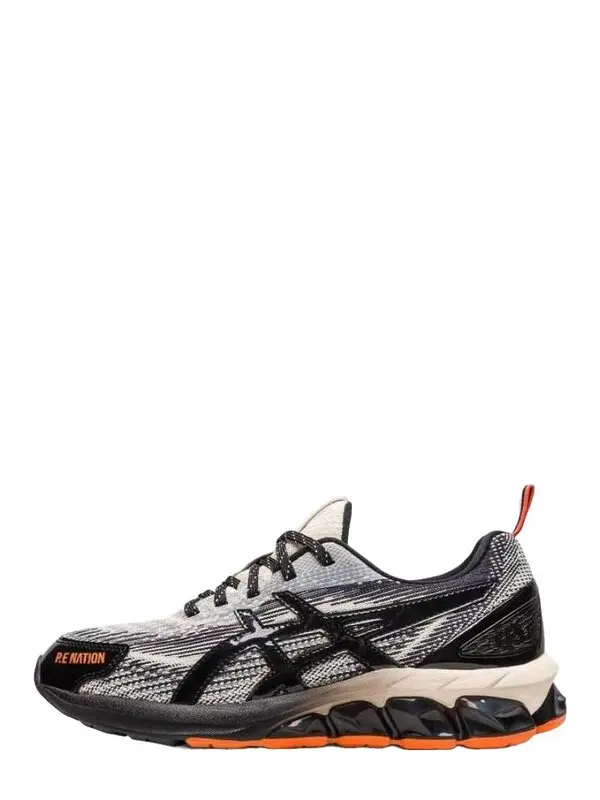 Asics Pe Nation X Gel Quantum 180 "ivory Black" Sneakers - Gray/black