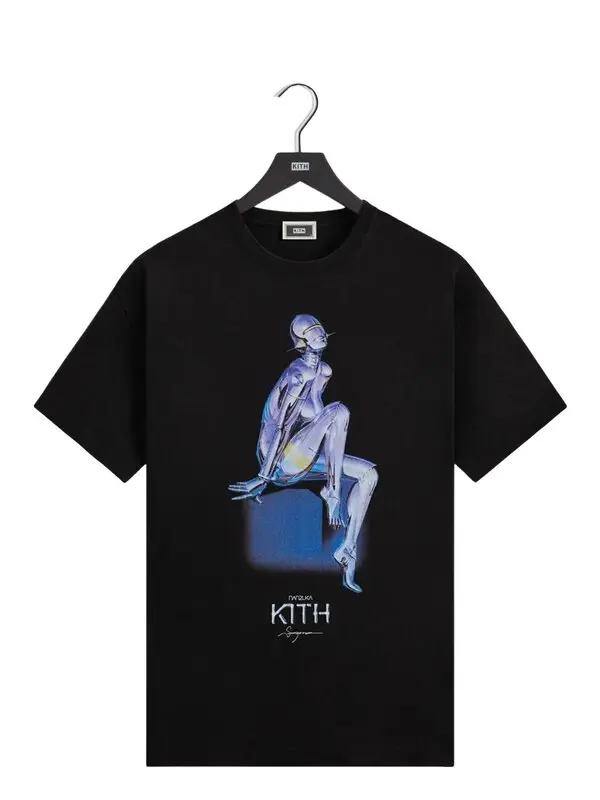Kith For Nanzuka Gallery Sorayama Model A Stitch T-shirt - Black