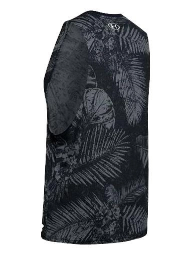 Under Armour Project Rock Aloha Camo Tank Top - Black/grey