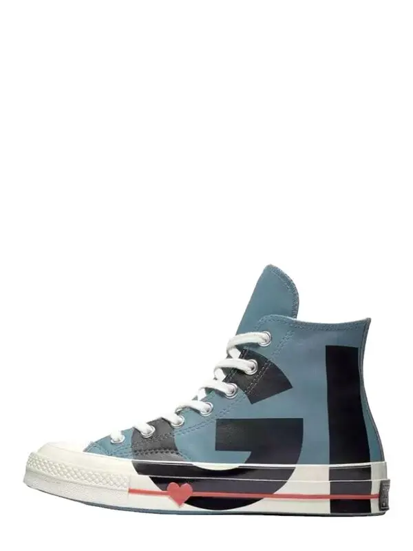 CONVERSE Chuck 70 Hi Love Graphic Sneakers - Blue