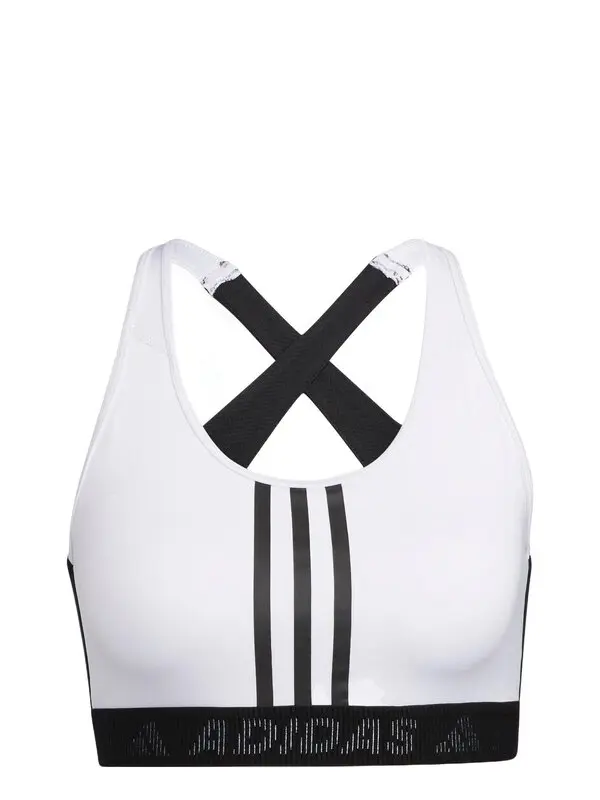 Adidas 3-stripes Sports Bra - White/black