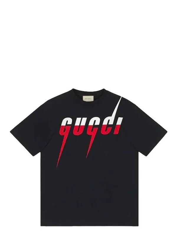 Gucci Blade Printing Short Sleeve - Black