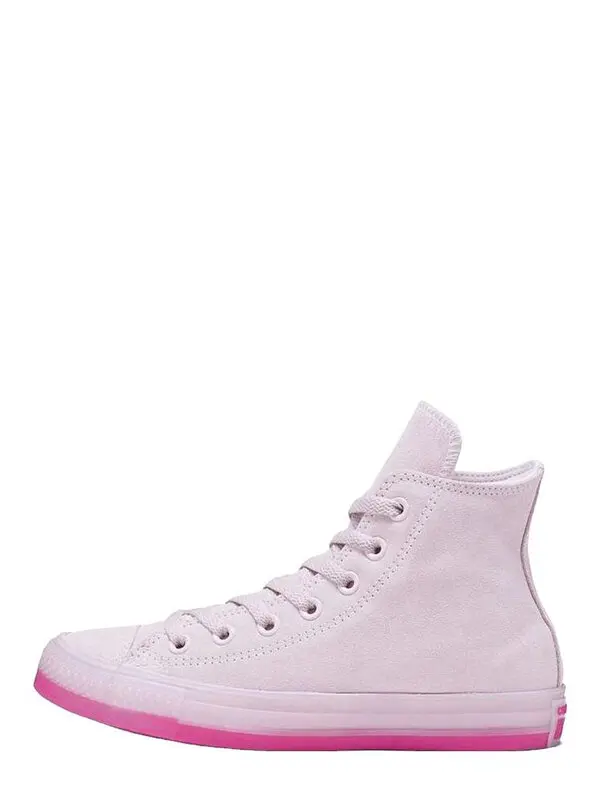 CONVERSE Suede High Top Jelly Sole Sneakers - Pink