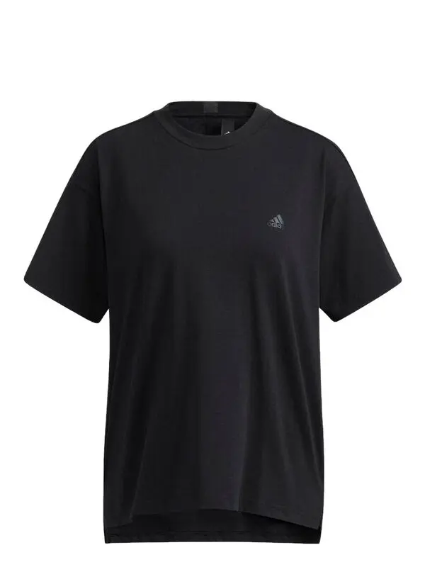 Adidas Wording Loose Fit T-shirt - Black