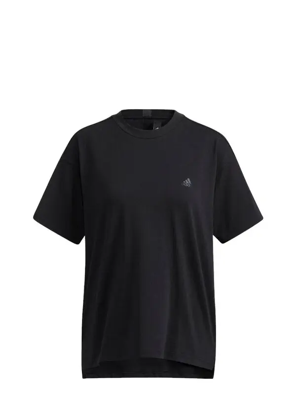 Adidas Wording Loose Fit T-shirt - Black