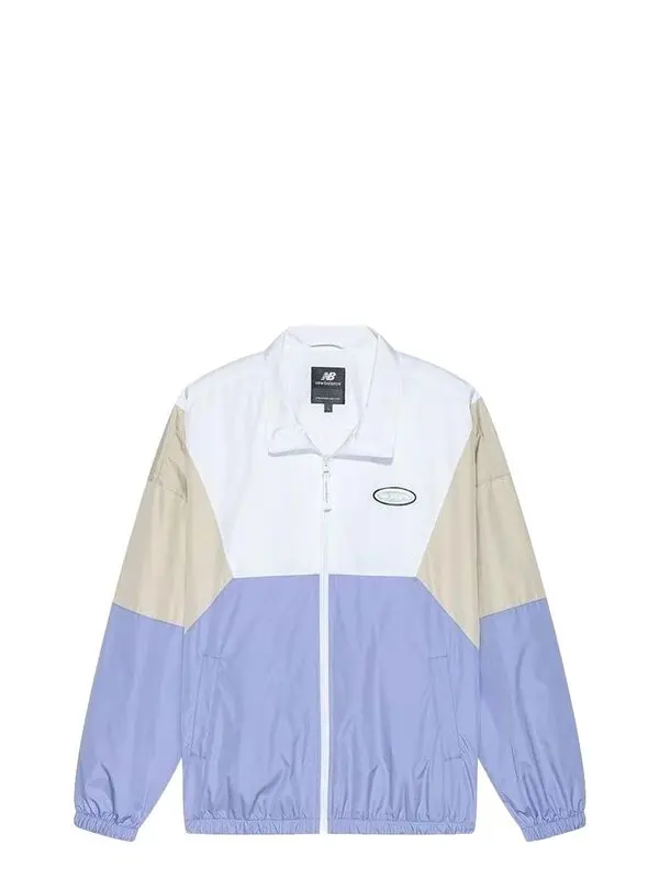 NEW BALANCE Sport Woven Jacket - White/purple/beige